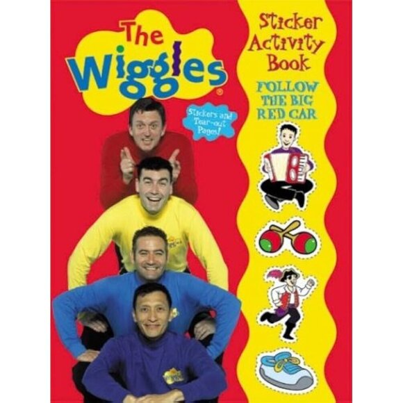 Toys | The Wiggles Sticker Activity Book Original Cast Follow The Big ...